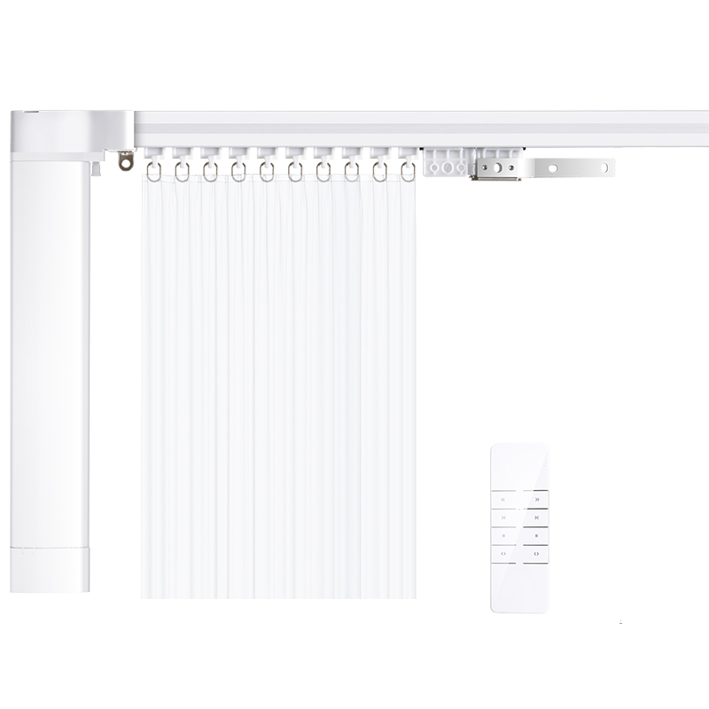 Electric Curtain Track with Voice Control - Automatic Opening and ...