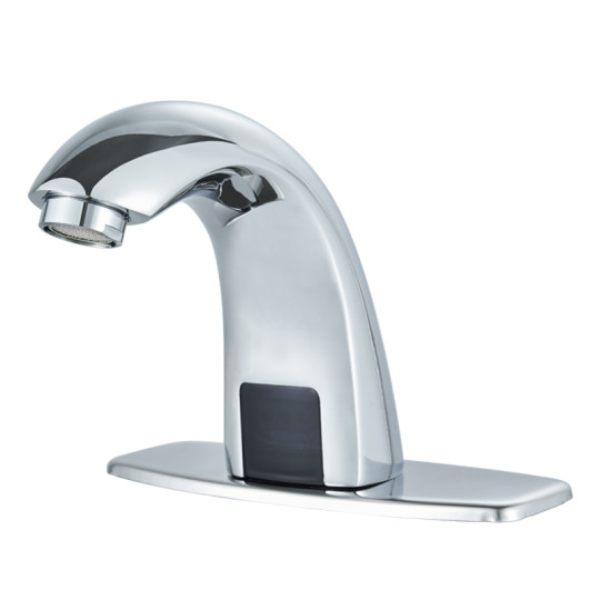 All-Copper Smart Sensor Faucet with Infrared Automatic Water Outlet for ...