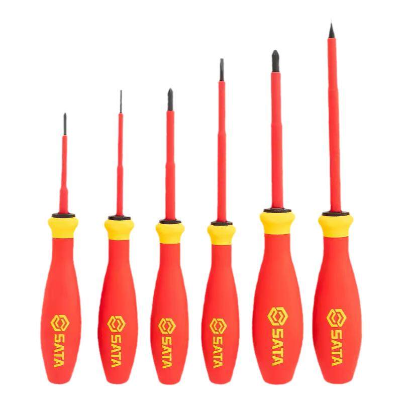 Sata 09262 Insulated Cross-Shaped Wire Cutters Pliers Screwdriver ...