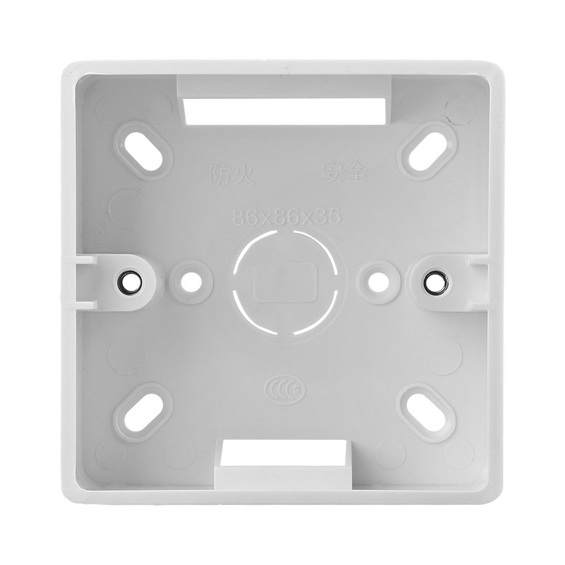 Thickened 86-Type Switch Socket Panel - Surface-Mounted PVC Junction ...