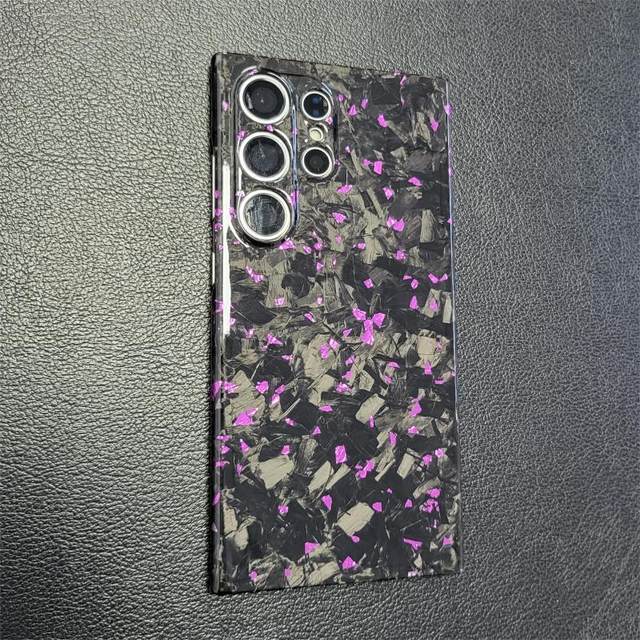 Suitable for Galaxy S24ultra carbon fiber mobile phone protective cover ...