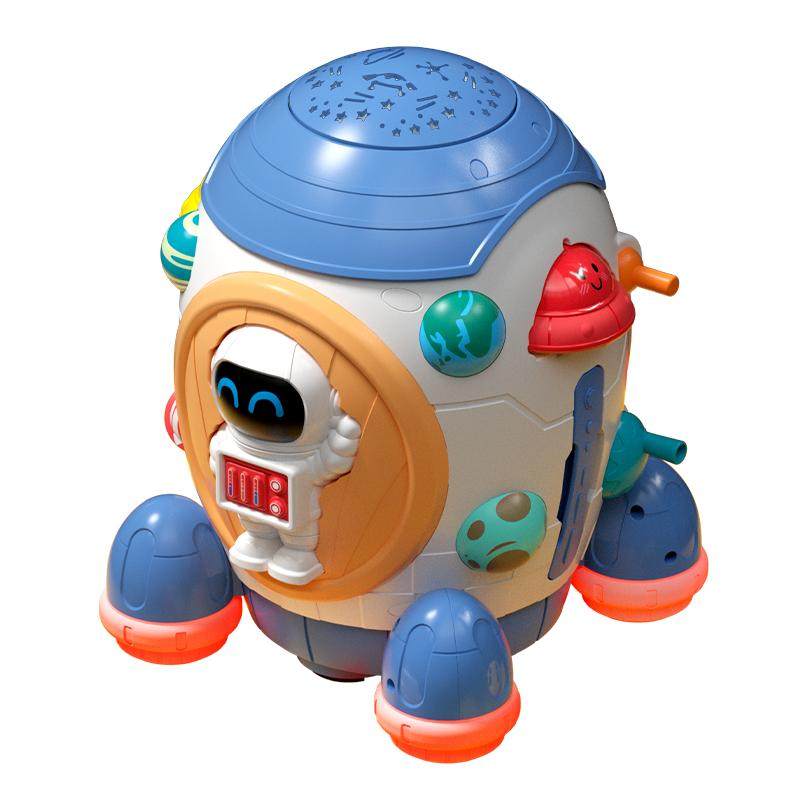 Yu'er Music Space Rocket Baby Toy - Educational Drum for Boys & Girls