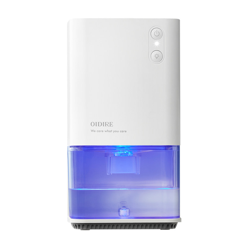 Oidire Dehumidifier - Small Home Moisture Absorber for Bedroom - 1.2L Tank