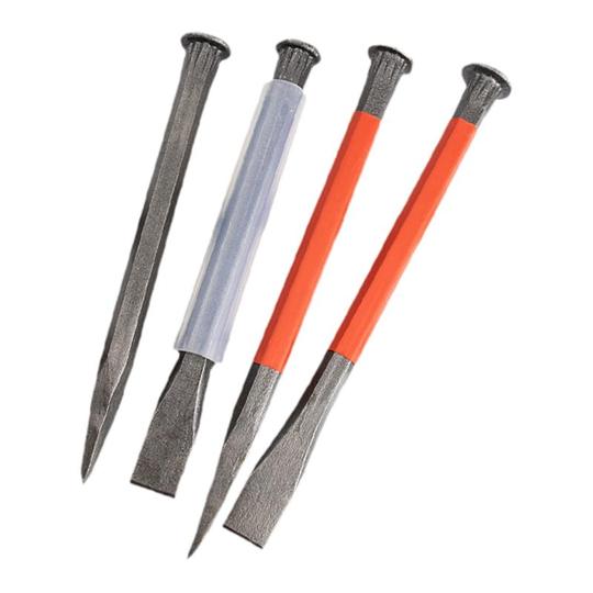 Exploit High-Carbon Steel Chisel Set - Pointed & Flat Chisels