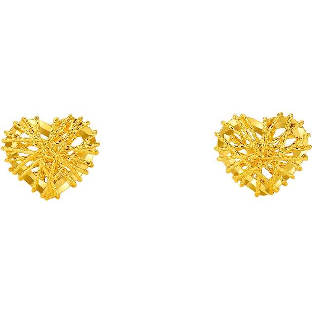 Saturday blessing 5G gold love earrings for women 2nd generation ...