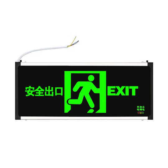 Fire Emergency Exit Sign Light | Battery-Powered Safety Indicator for ...