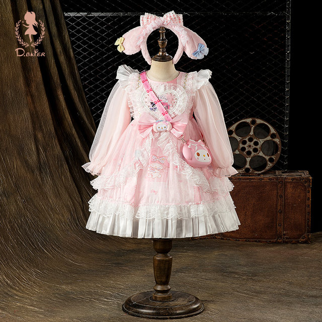 D.BKyer Kuromi skirt girl Meliti lujunni clothing Lolo princess skirt ...