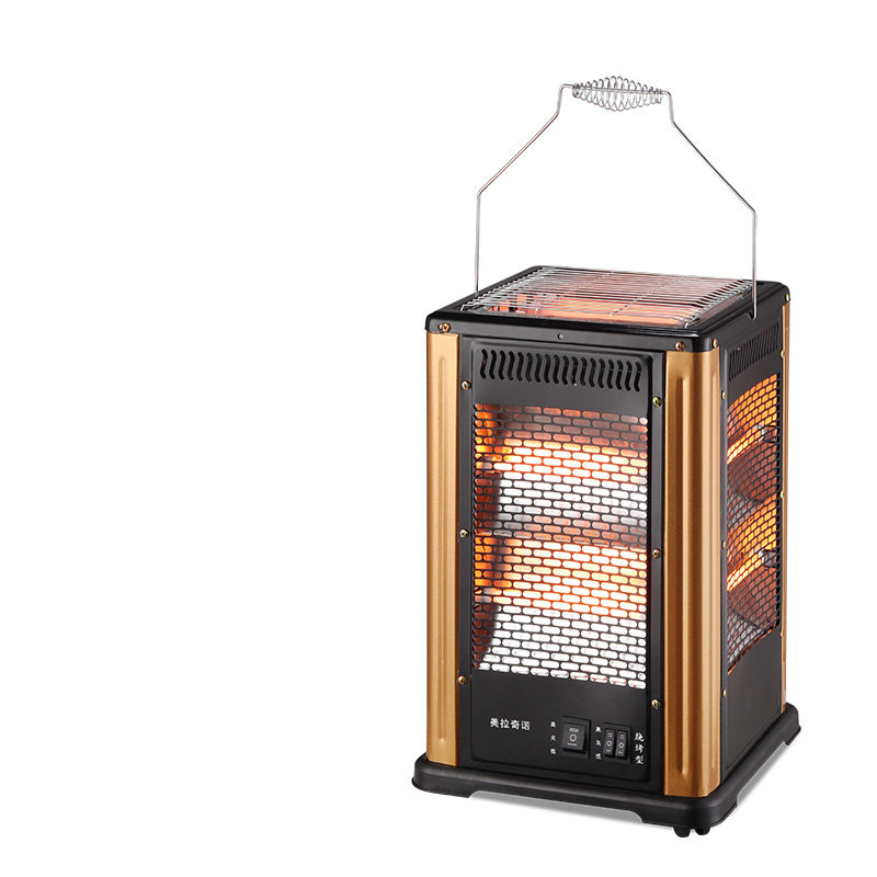 Small Sun Barbecue Heater - Five-Sided Electric Fan Speed Heat ...