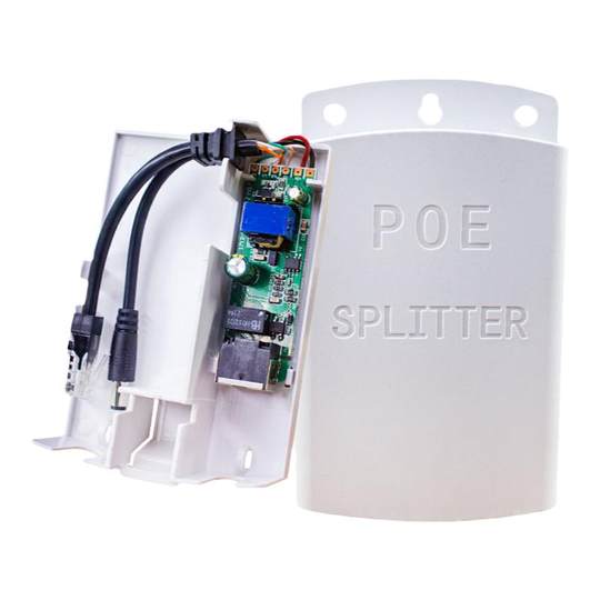Monitoring POE Separator 48V to 12V Outdoor Waterproof Network Isolated ...