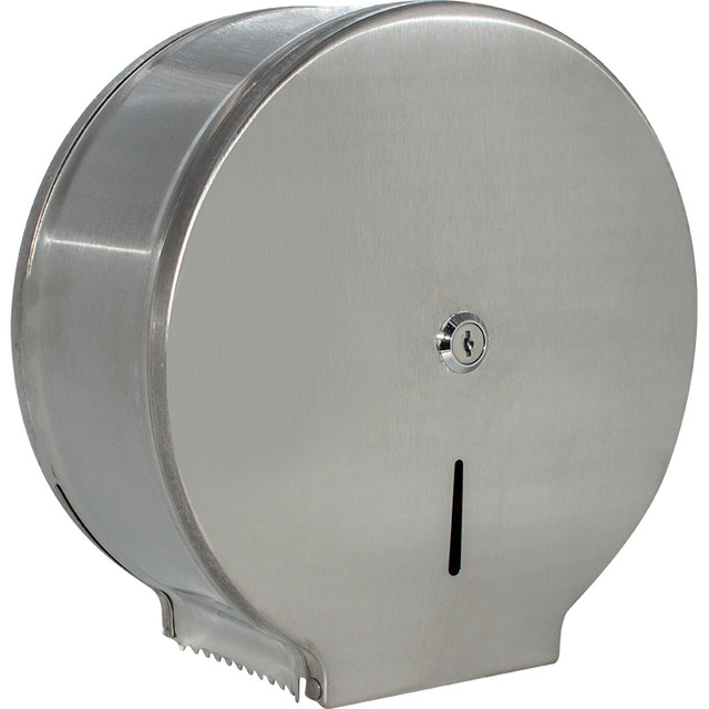 Stainless steel large roll paper box bathroom tissue box hotel toilet ...