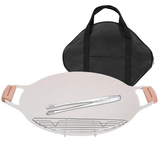Mad Shark Korean BBQ Grill Pan Set - Outdoor Camping & Home Use