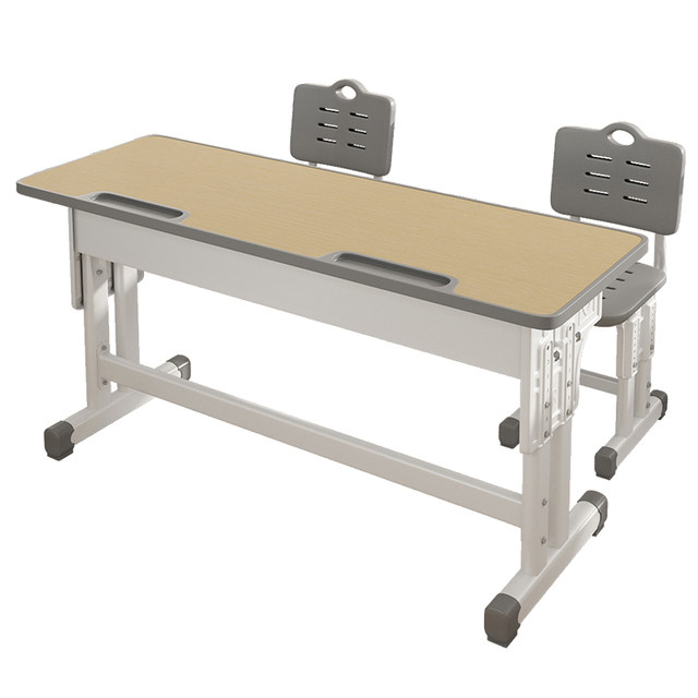Double desks and chairs for primary and secondary school students ...