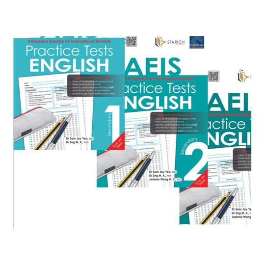 SAP Practice Tests English Secondary 1-3 Singapore AEIS Exam Simulation