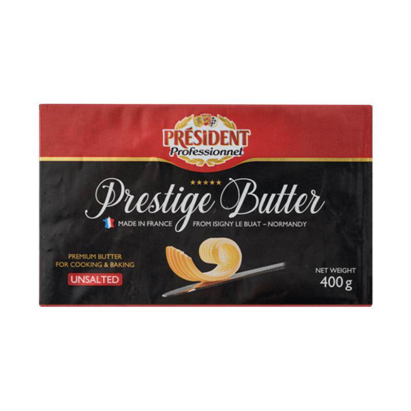 President Light Taste Fermented Butter 400g - French Imported