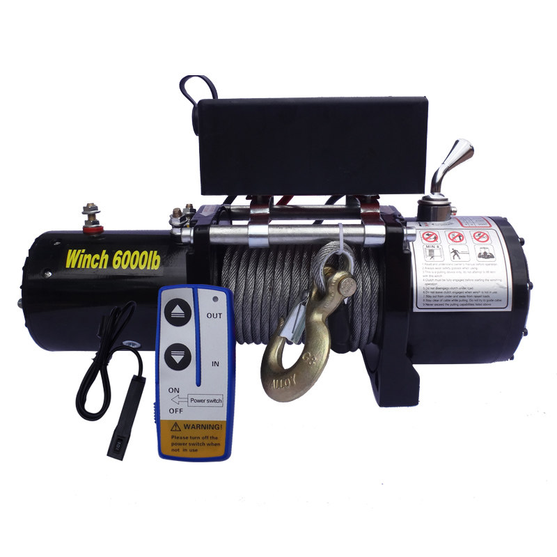 Car Crane Electric Winch Wireless Remote Control Relay Accessories