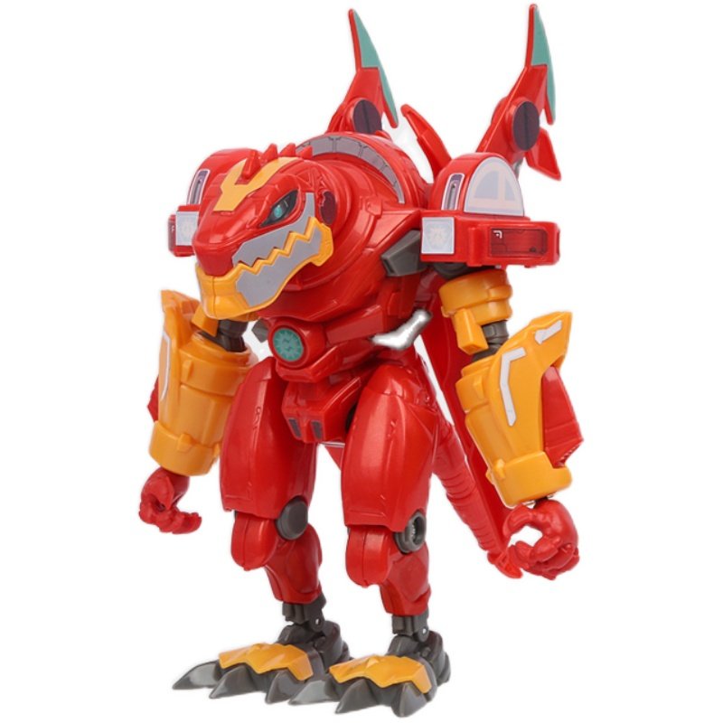 Cosmic Guards Toys Set - Tyrannosaurus Rex Transformation Locomotive Doll