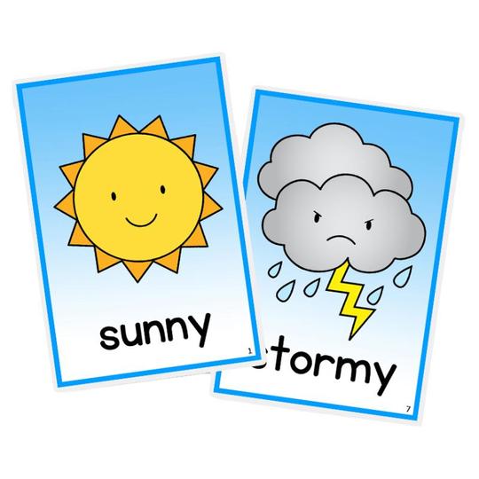 Tarjetas Didácticas Sobre El Clima En Formato Pdf