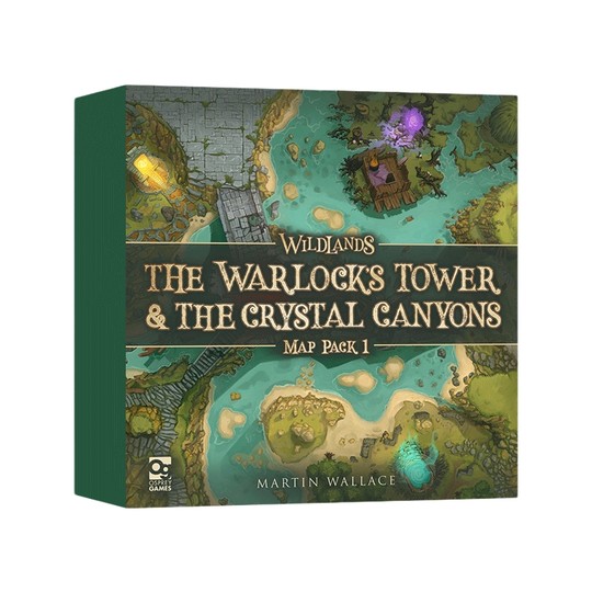 Wildlands: map pack 1 - juego de mesa warlock's tower y glass valley