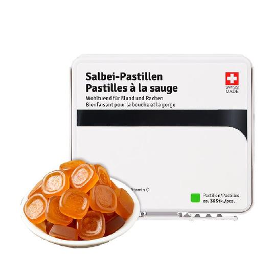 Voice Salbei Throat Lozenges - Sugar-Free Sage Candy 65g