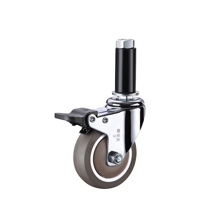 Quiet & Charming Rubber Insert Caster Wheels - 2