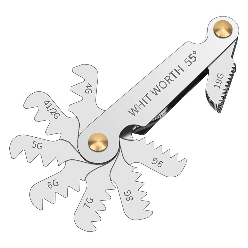 Thread Tooth Gauge Model for Measuring Metric, British, and American Gauges