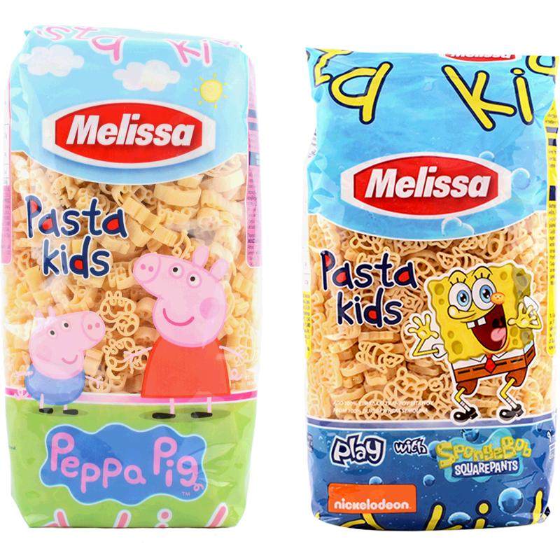 Massa Infantil Melissa - Peppa Pig & SpongeBob Noodles 1kg