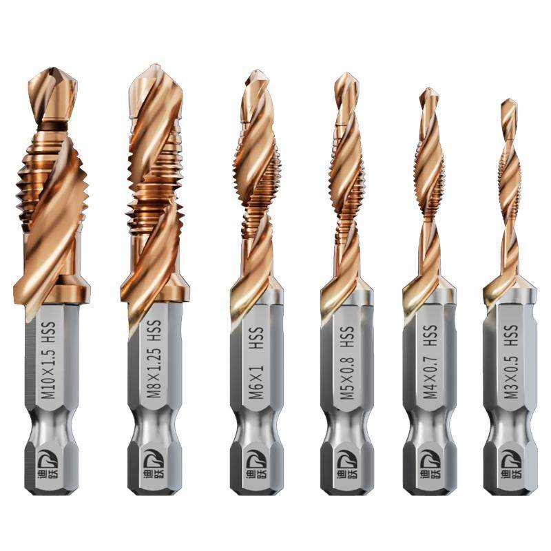 Three-in-One Composite Tap Drilling and Tapping Integrated Drill Bit ...