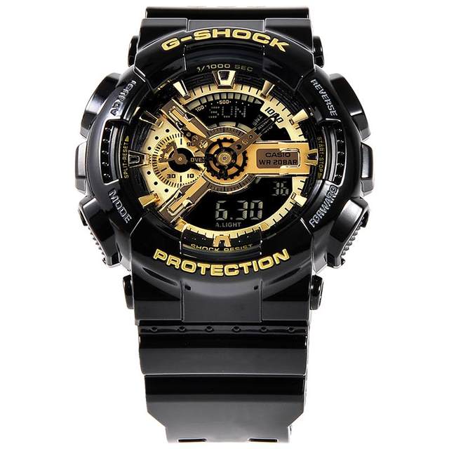 casio flagship store GA-110GB black gold sports watch men's Casio G-SHOCK