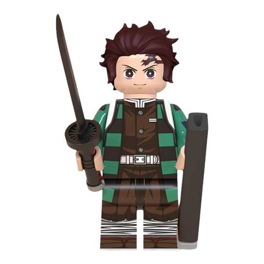 Demon Slayer Assembled Building Block Toy - Tanjiro Nezuko Butterfly ...