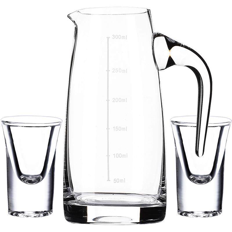 Bonn Crystal Wine Divider Set - Decanter & Measuring Cups