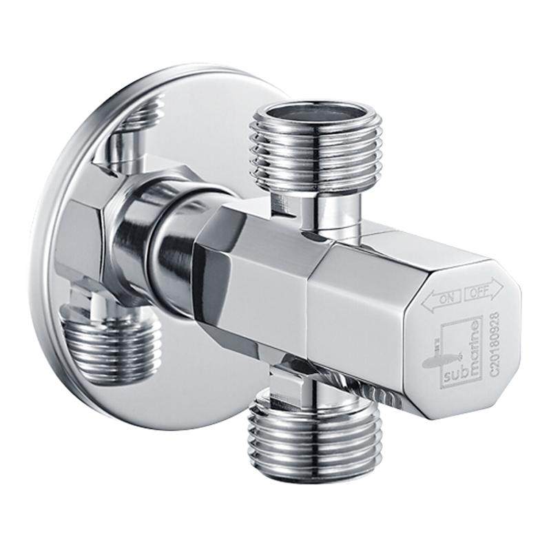 Submarine Copper Three-Way Water Purifier Valve - F2003