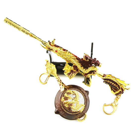M416 Metal Alloy Dragon Gun Toy - Hand-Made Model with Large Shell ...