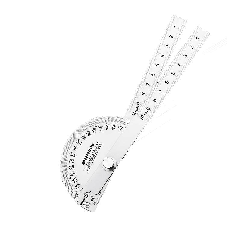 Greener High-Precision Angle Ruler - Stainless Steel Woodworking Protractor