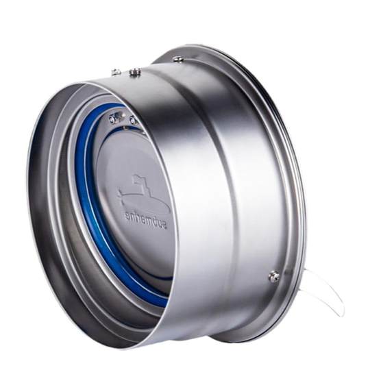 Submarine Check Valve for Kitchen Range Hood Exhaust Pipe - Anti-Return ...