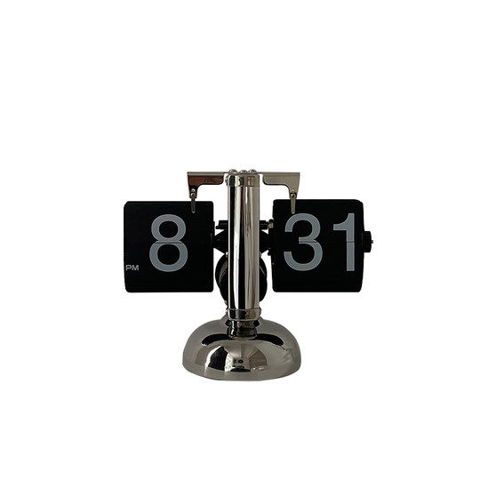 Mechanical Automatic Page-Turning Desk Clock for Living Room Decor