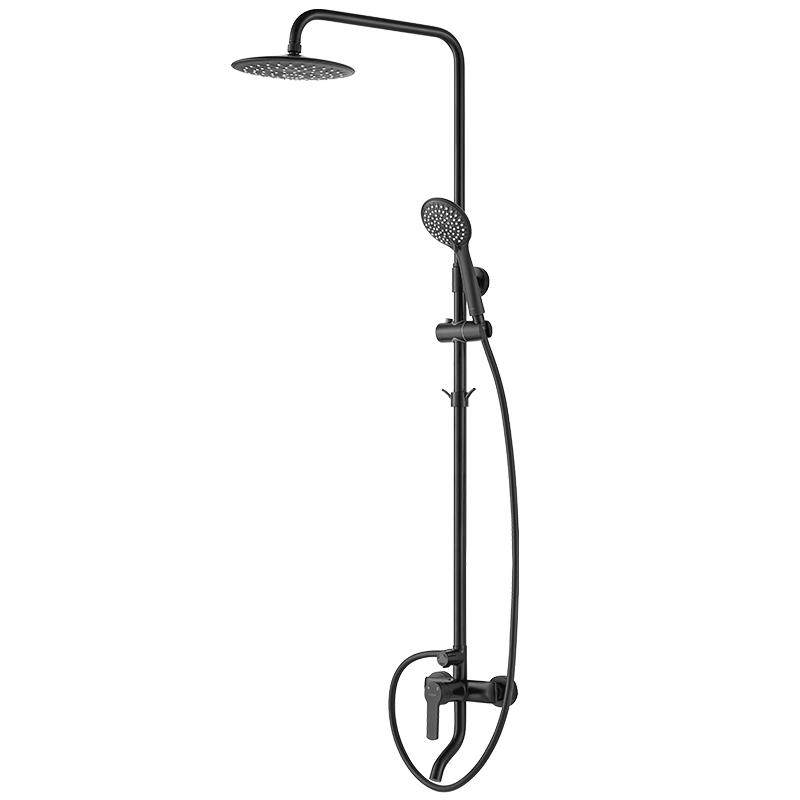 Huida Bathroom Shower Set - Rain Shower Head, Black Concealed Design