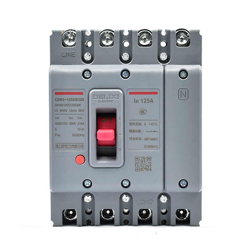 Delixi CDM3S Circuit Breaker 100A-400A 3P4-Wire Plastic Shell