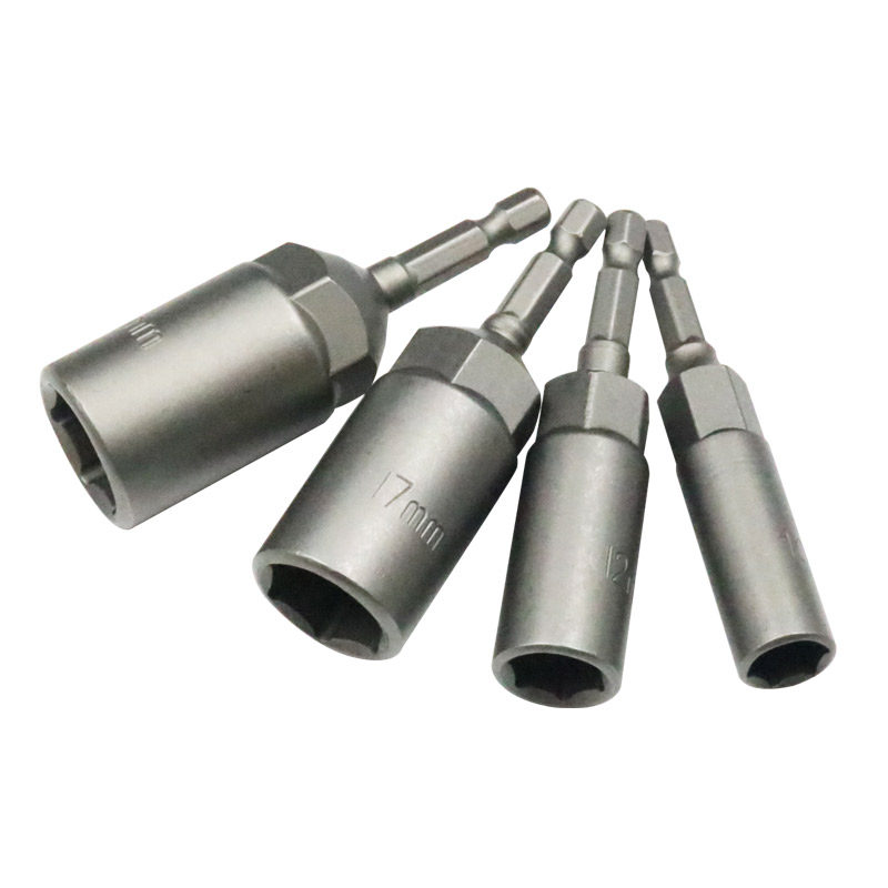 80mm Deepened Electric Drill Socket Head Depth 34mm Wind Batch Hexagonal Electric Screwdriver ...