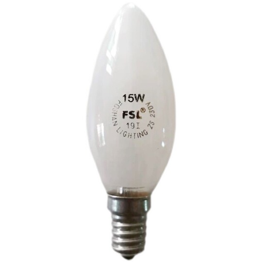 Lâmpada Dimmerizável FSL - 15W/25W/40W/60W E14/E27 Branco Quente Fosco
