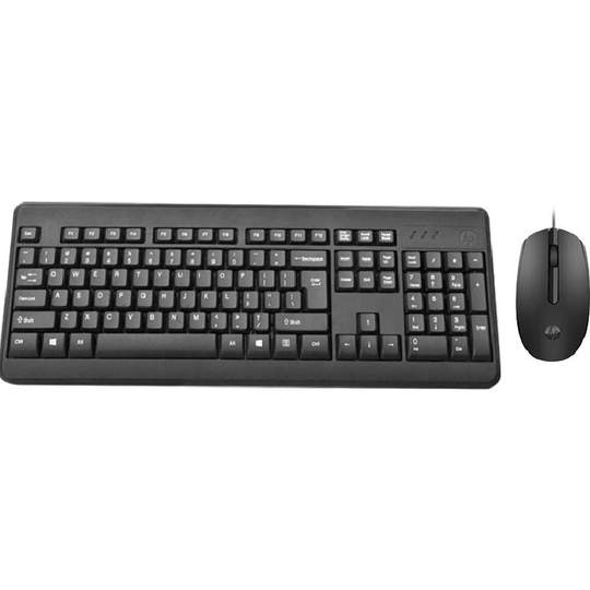 HP Wired Keyboard and Mouse Set for Desktop Laptop General Office Use