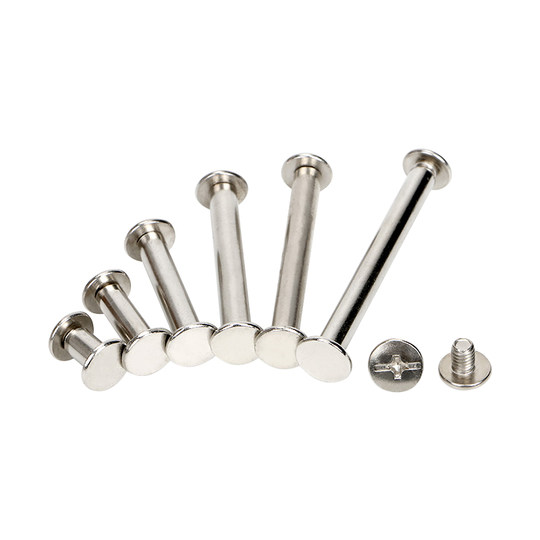 Nickel-Plated Ledger Screws - Mother-in-Law Rivets for Photo Albums ...