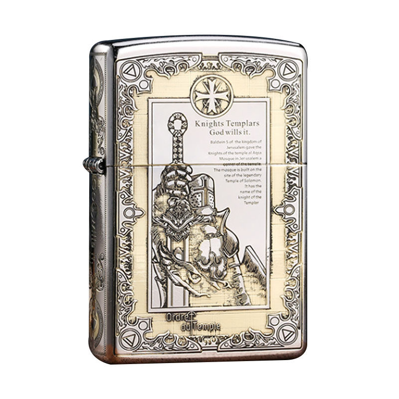 Zippo Knight Urezana Upaljača - Klasični Krom