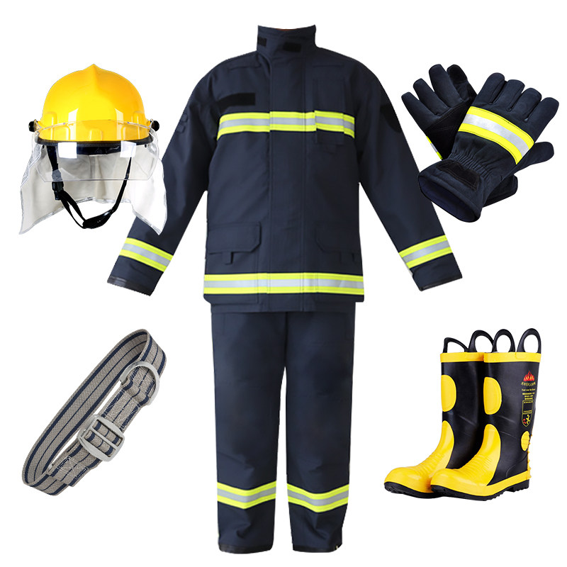 Conjunto de trajes resistentes al fuego con certificación s: equipo de ...