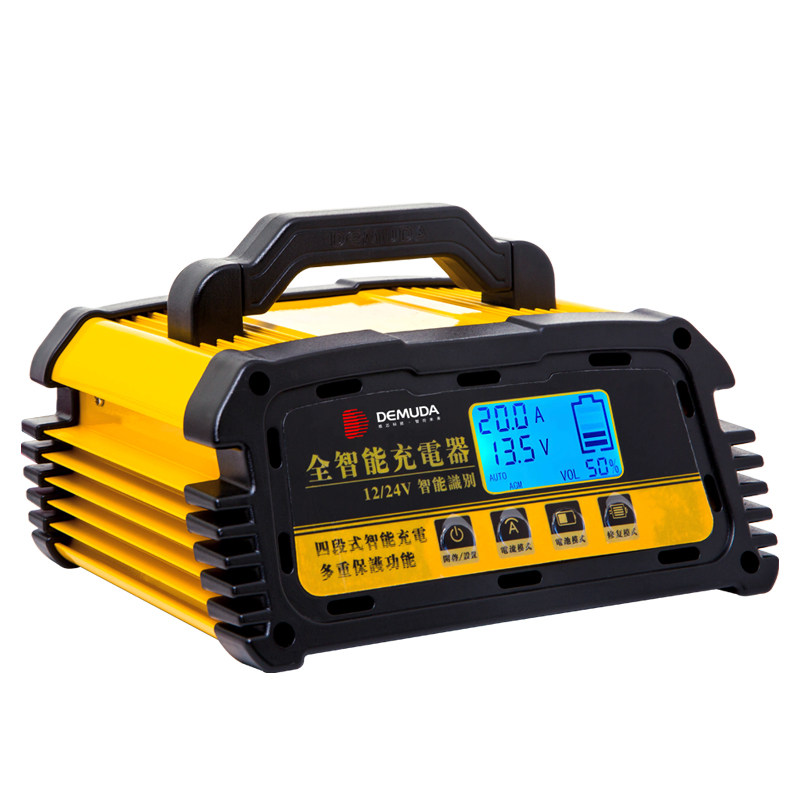 Chargeur de batterie Demda 12V/24V - Batteries AGM, Gel et Standard