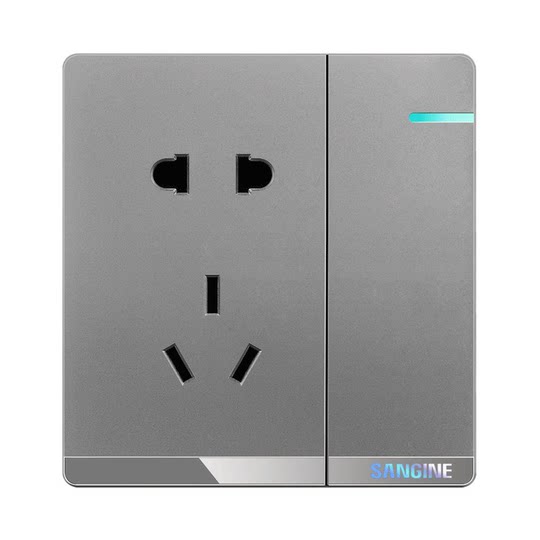 International Electrician 86 Type Wall Switch Socket Panel with 5-Hole ...