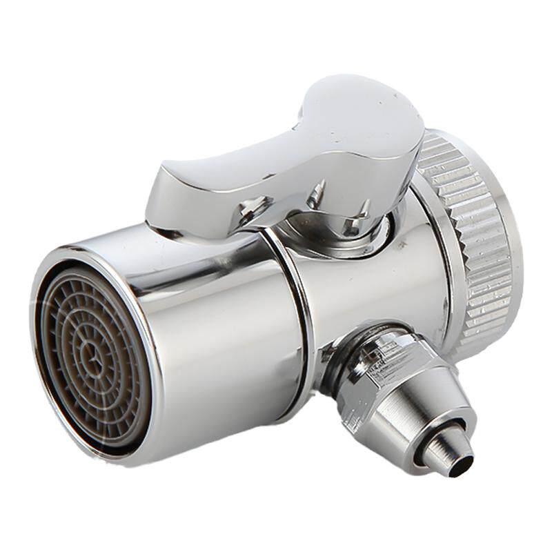 All-Copper Water Purifier Three-Way Joint Kitchen Faucet 2-Point Inlet ...