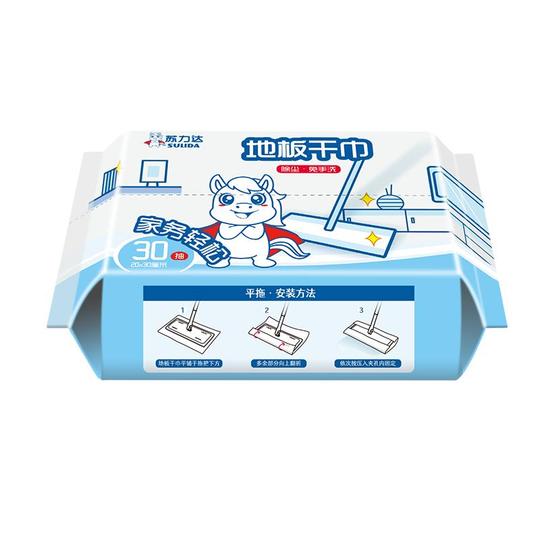 Khăn Ướt Lau Sàn Dùng Một Lần Sulida - 30 Miếng