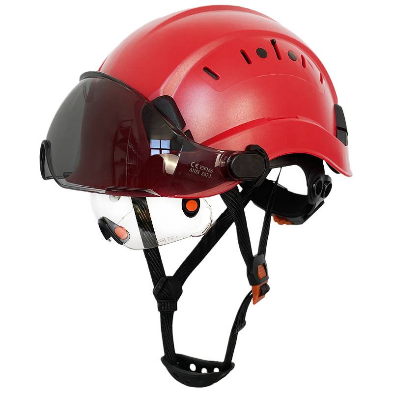 Summer Eye Protection Construction Site Helmet | Built-In Goggles Day ...