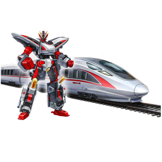 Smart Train Superman High Speed Rail Model Toy - EMU Transformation ...