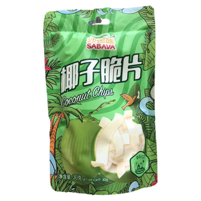 Sabawa Coconut Crisps - Tajska importowana przekąska - 30g